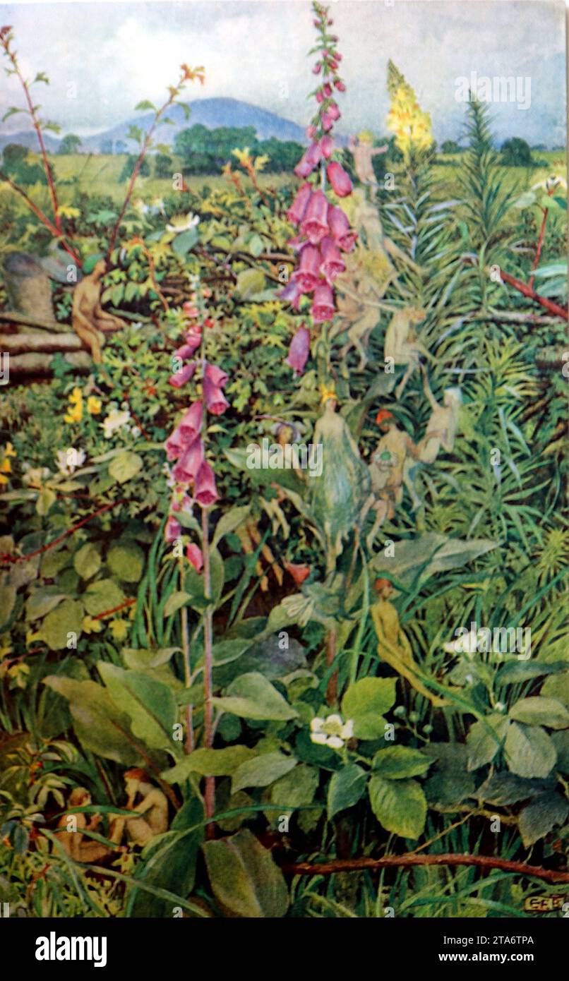 Before the Coming of the Sinful Queen. Colour illustration, c1911, by ...