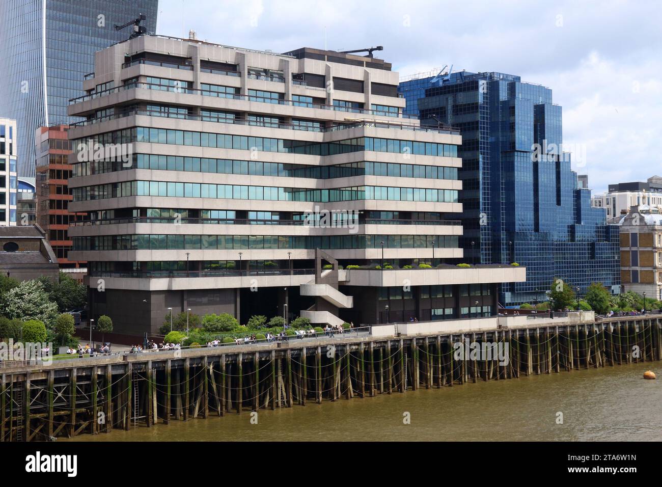 LONDON, UK - JULY 8, 2016: St Magnus House office building in London UK ...