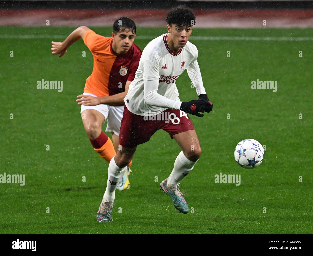 ISTANBUL - Ethan Wheatley of Manchester United FC U19 during the UEFA ...