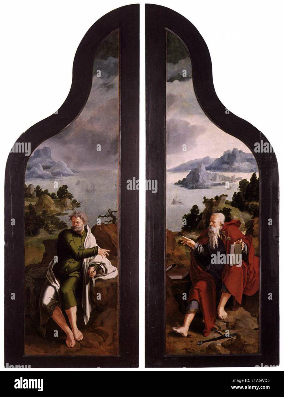 The Last Judgment (outside wings) 1527 by Lucas Van Leyden Stock Photo - Alamy