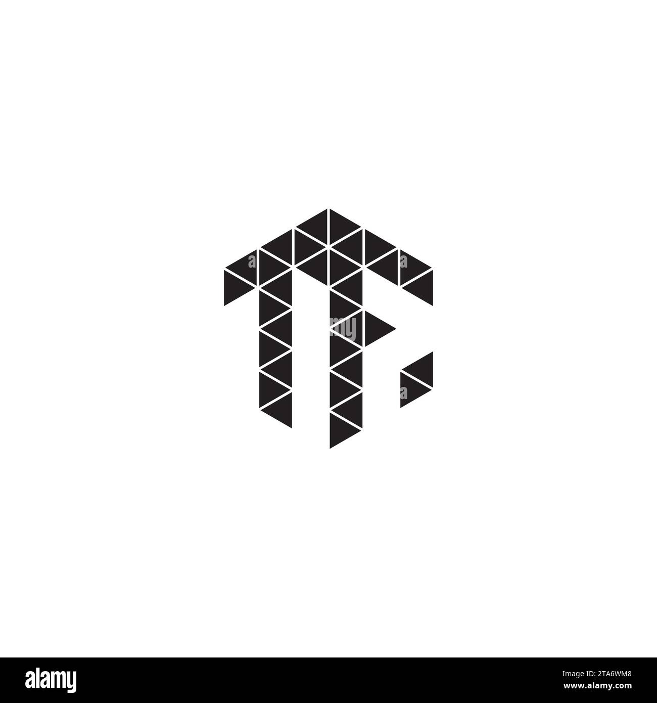 TF initial logo letters in high quality professional design that will ...