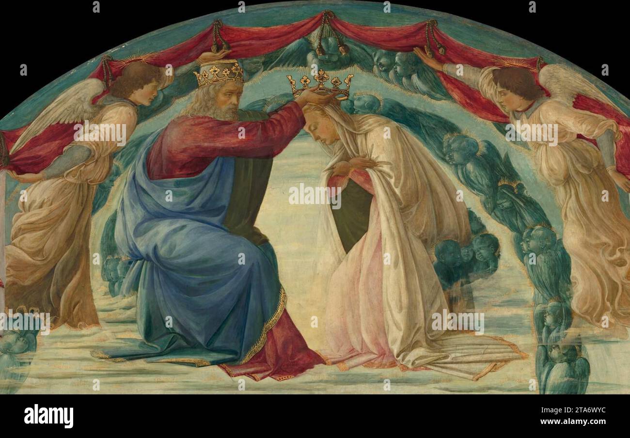 Coronation of the virgin lippi hi-res stock photography and images - Alamy
