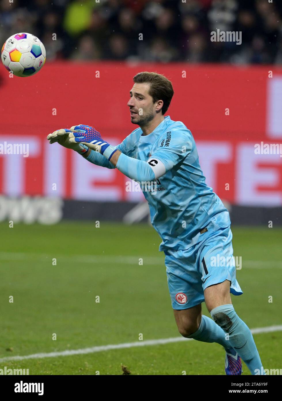 Frankfurt, Deutschland. 25th Nov, 2023. Frankfurt Torwart. Kevin. Trapp. fotografiert beim ...