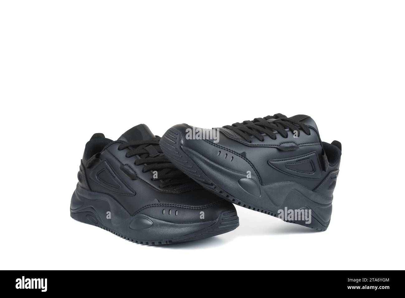 Grey gray trainers sneakers gym running shoes hi-res stock photography ...
