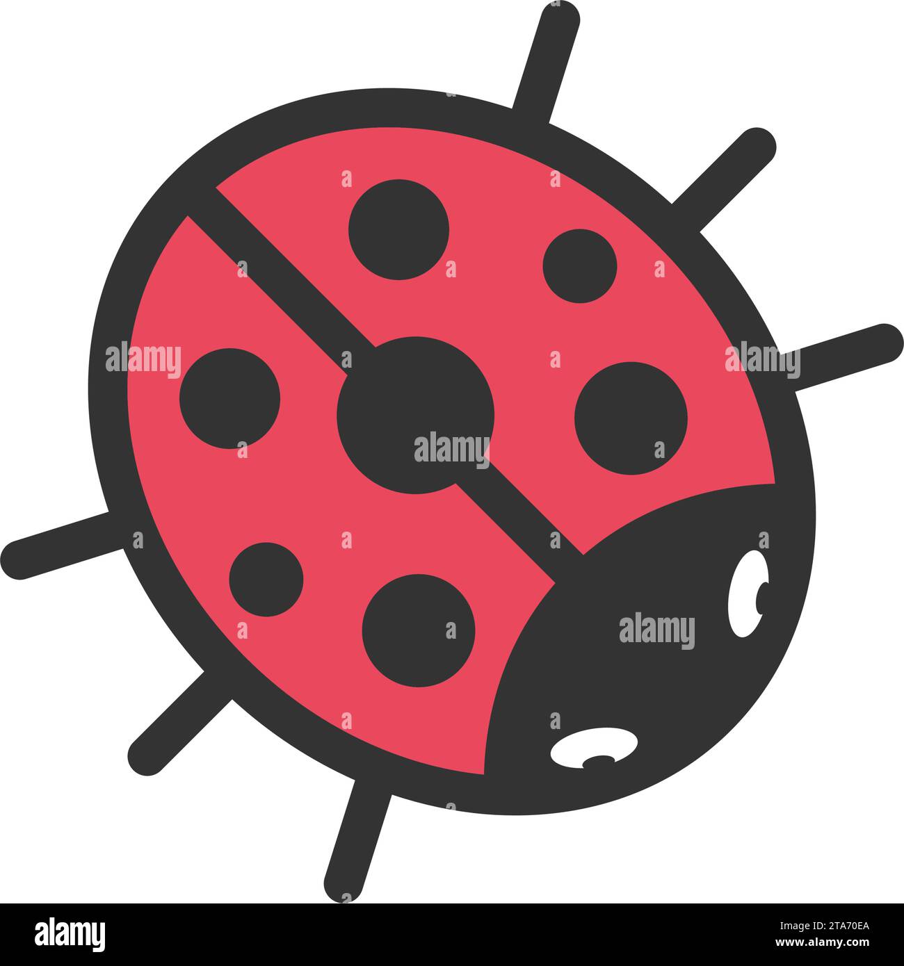 Ladybug icon logo design illustration Stock Vector Image & Art - Alamy