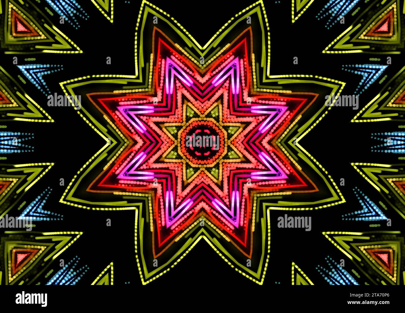 Kaleidoscope light pattern hi-res stock photography and images - Alamy