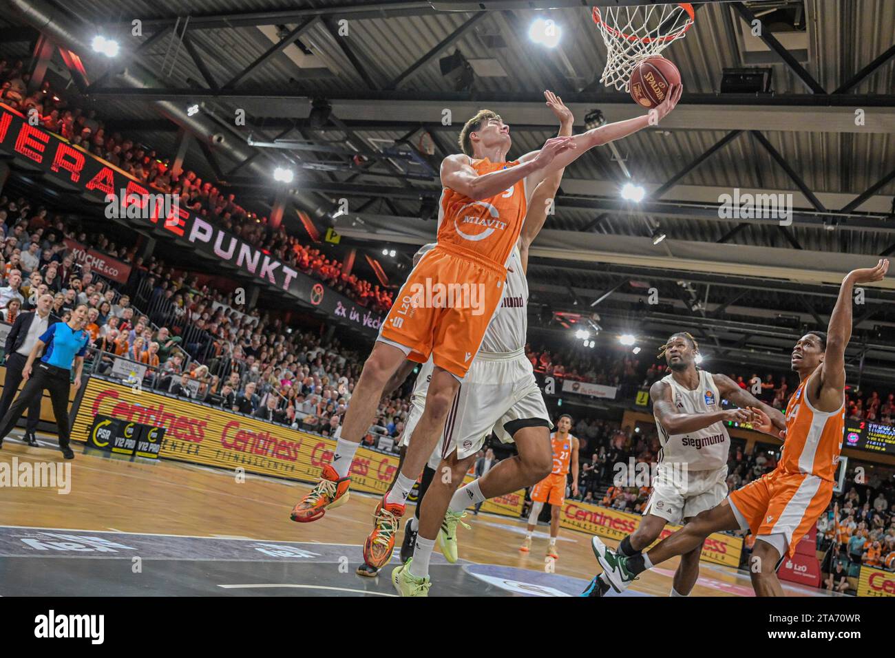 26.11.2023, RASTA Dome, Vechta, GER, BARMER 1. BBL; Rasta Vechta vs FC ...