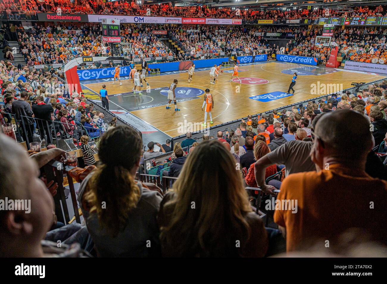 26.11.2023, RASTA Dome, Vechta, GER, BARMER 1. BBL; Rasta Vechta vs FC ...