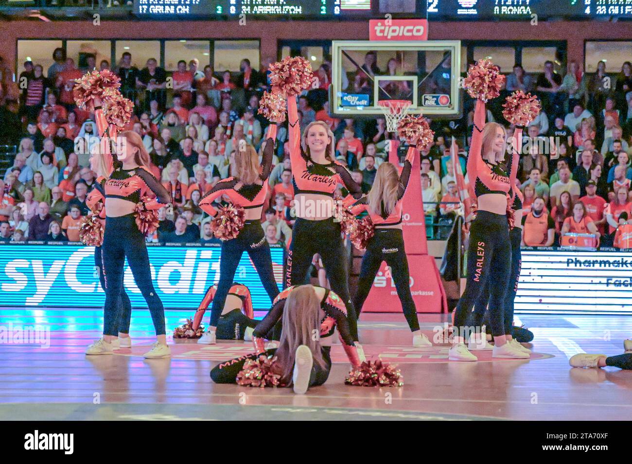 26.11.2023, RASTA Dome, Vechta, GER, BARMER 1. BBL; Rasta Vechta vs FC ...