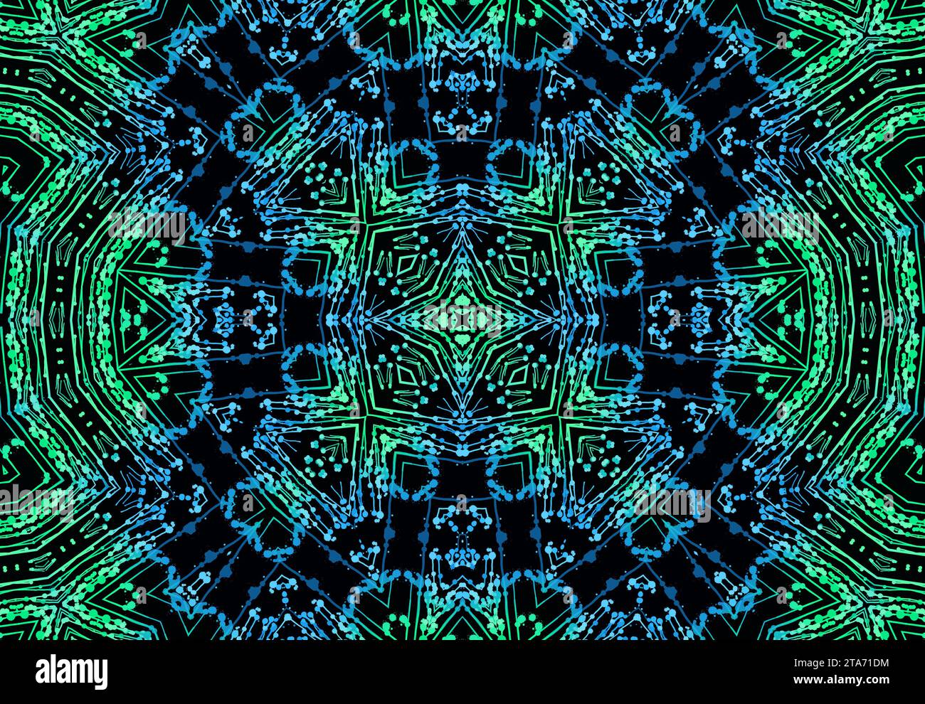 Black background with abstract color pattern Stock Photo - Alamy