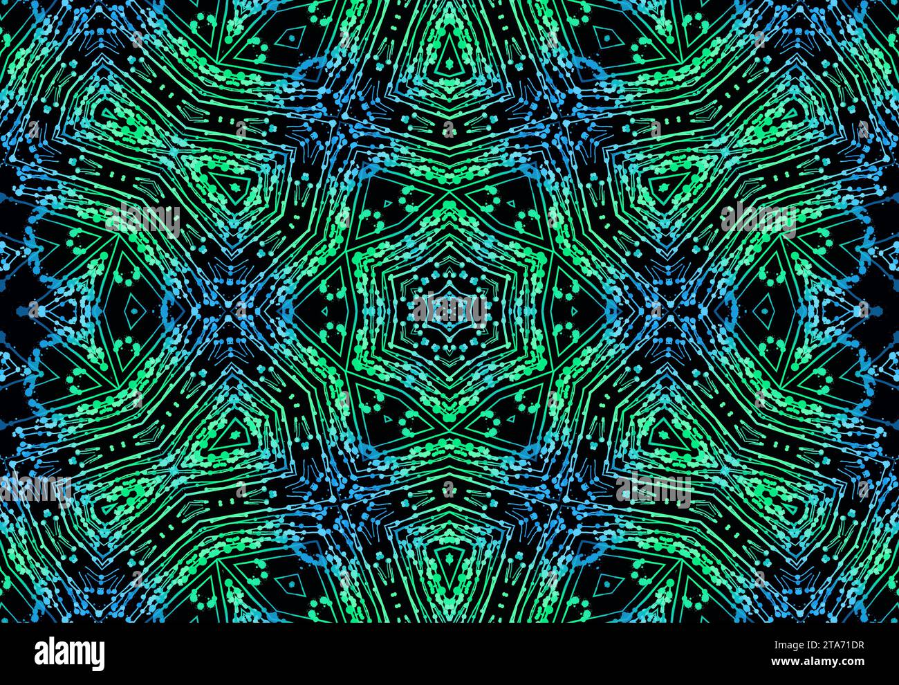 Black background with abstract color pattern Stock Photo - Alamy