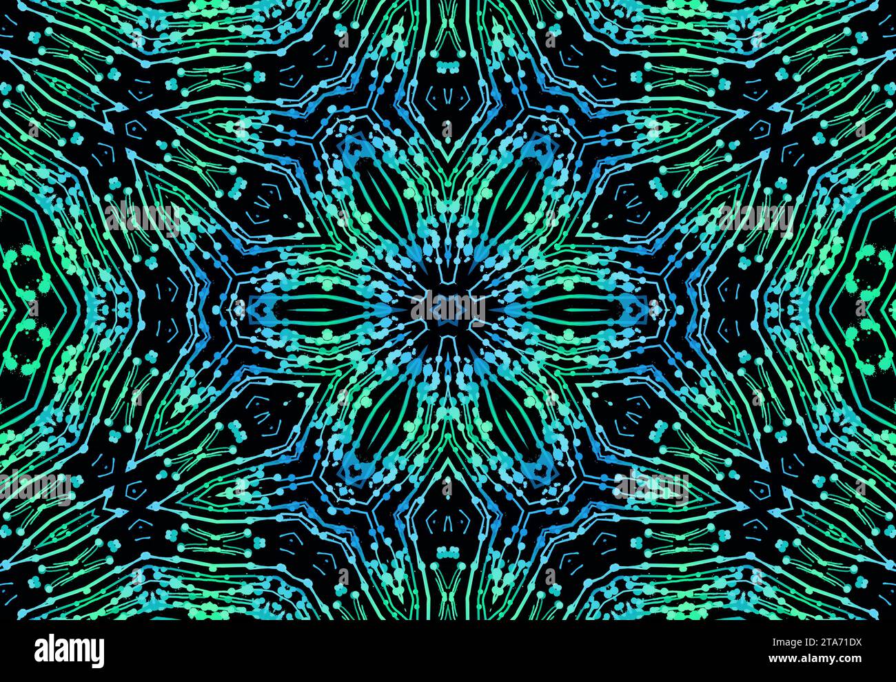 Black background with abstract color pattern Stock Photo - Alamy
