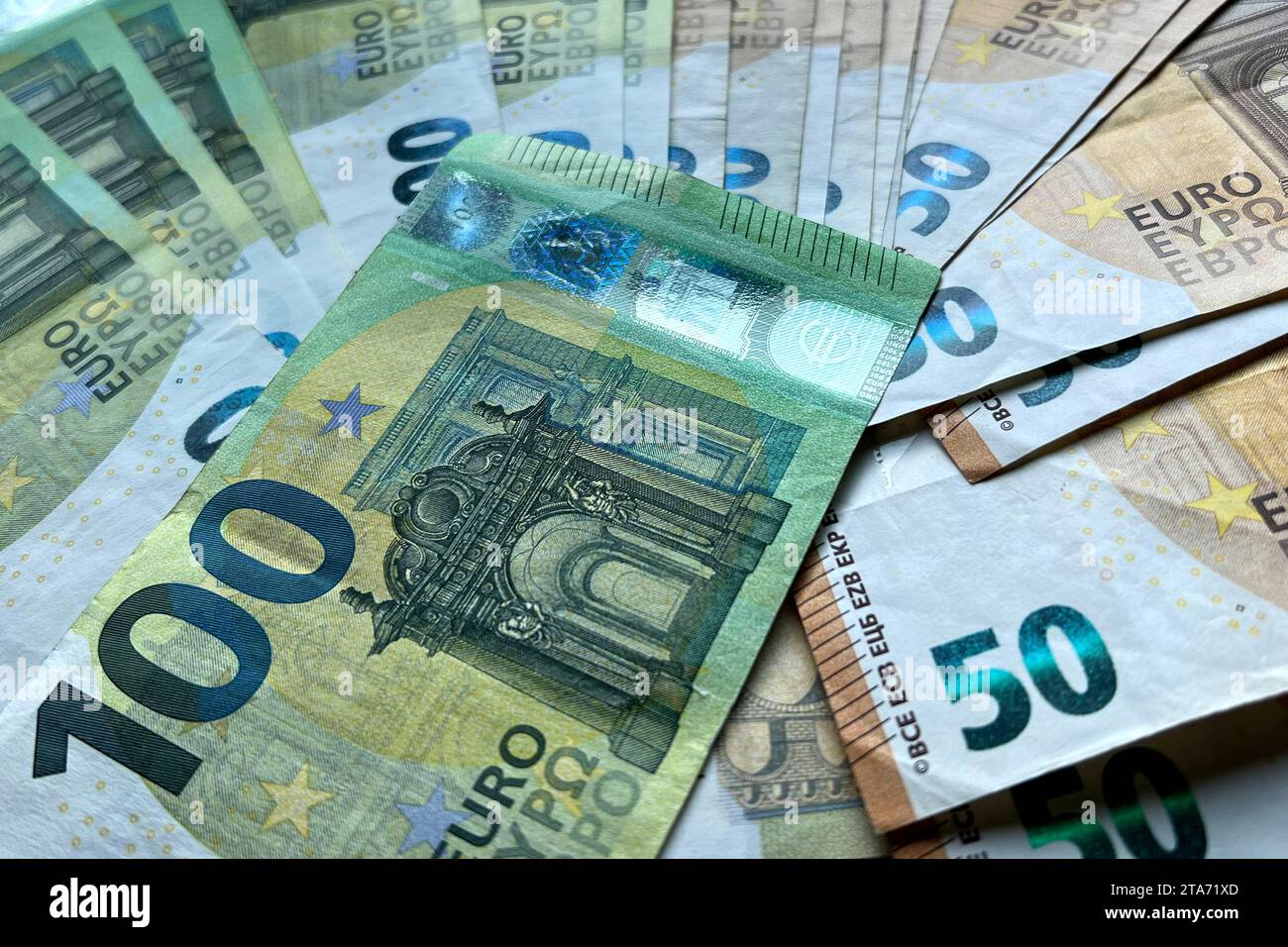 Themenfoto Geld, Geldscheine, Euro Banknoten *** Theme photo money ...