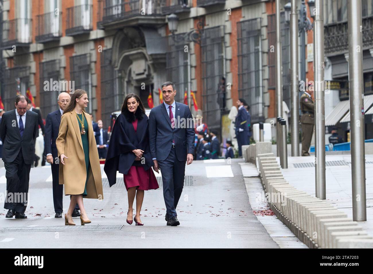 Madrid. Spain. 20231129, Queen Letizia of Spain, Crown Princess Leonor ...