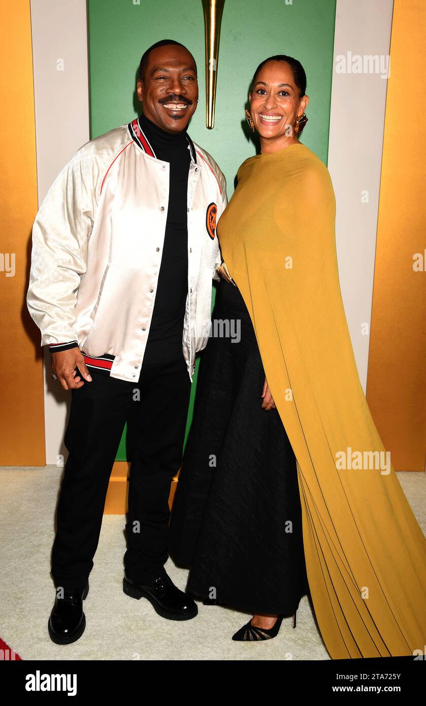 LOS ANGELES, CALIFORNIA - NOVEMBER 28: (L-R) Eddie Murphy and Tracee ...
