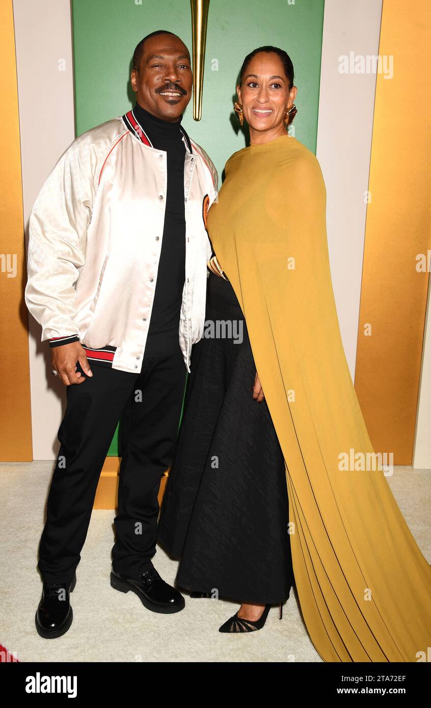 LOS ANGELES, CALIFORNIA - NOVEMBER 28: (L-R) Eddie Murphy and Tracee ...