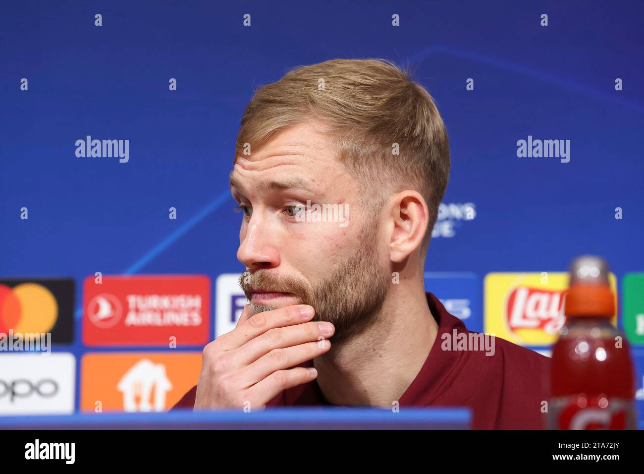 Muenchen, Deutschland. 28th Nov, 2023. Konrad Laimer (FC Bayern ...