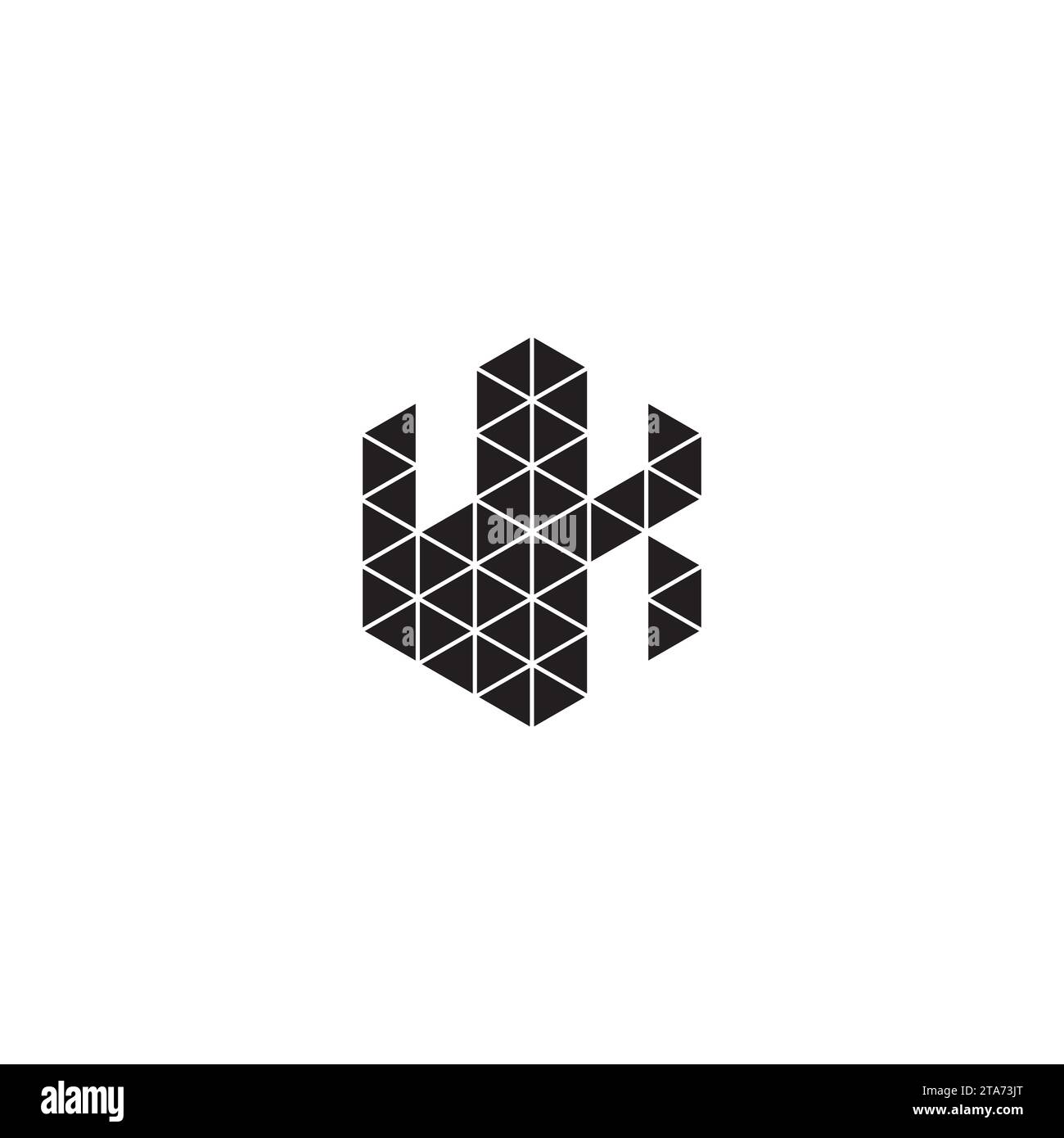 WK initial logo letters in high quality professional design that will ...