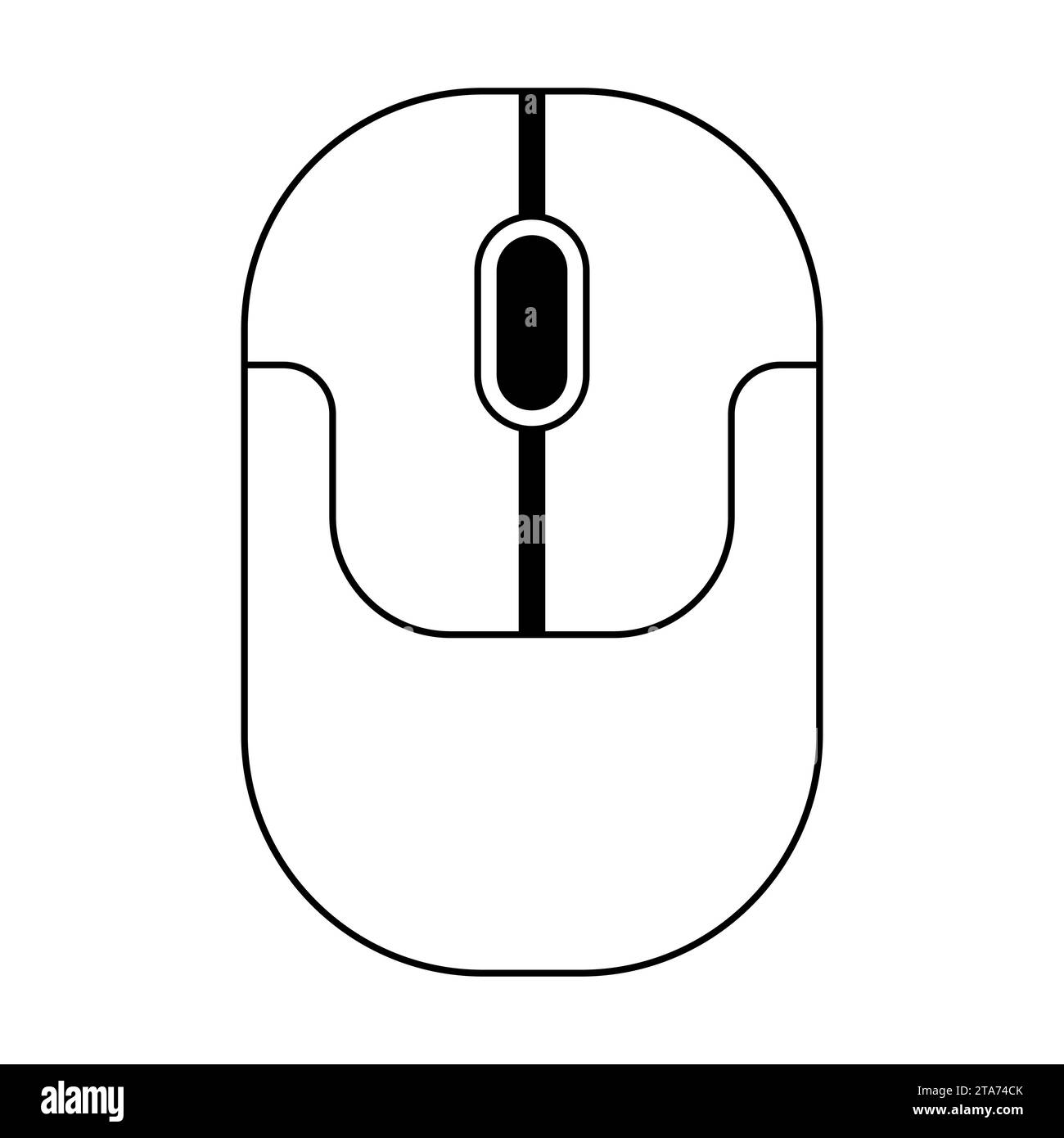 Illustration of computer mouse. Equipment and work device Stock Vector ...