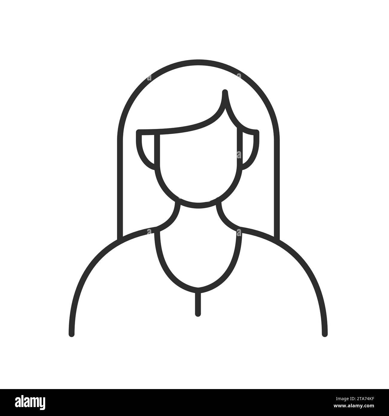 Avatar woman icon various Cut Out Stock Images & Pictures - Alamy