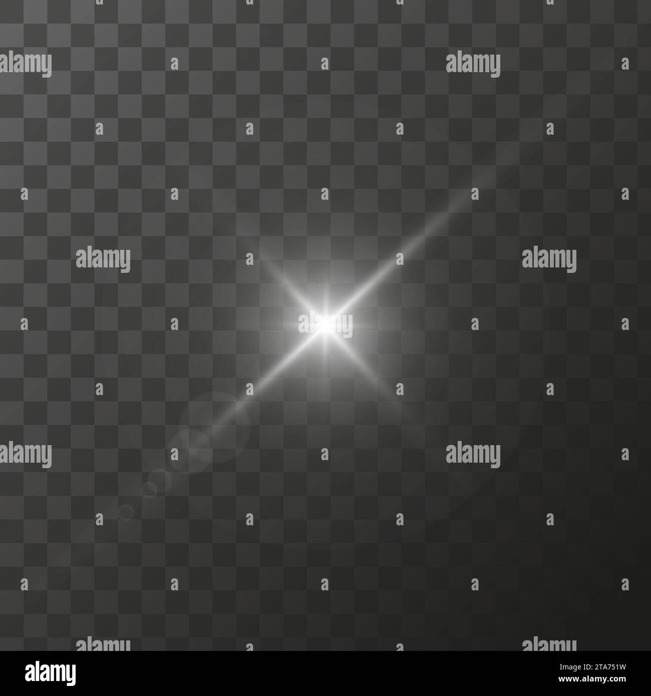 Shining star light rays glowing particles. Vector special effect on a ...