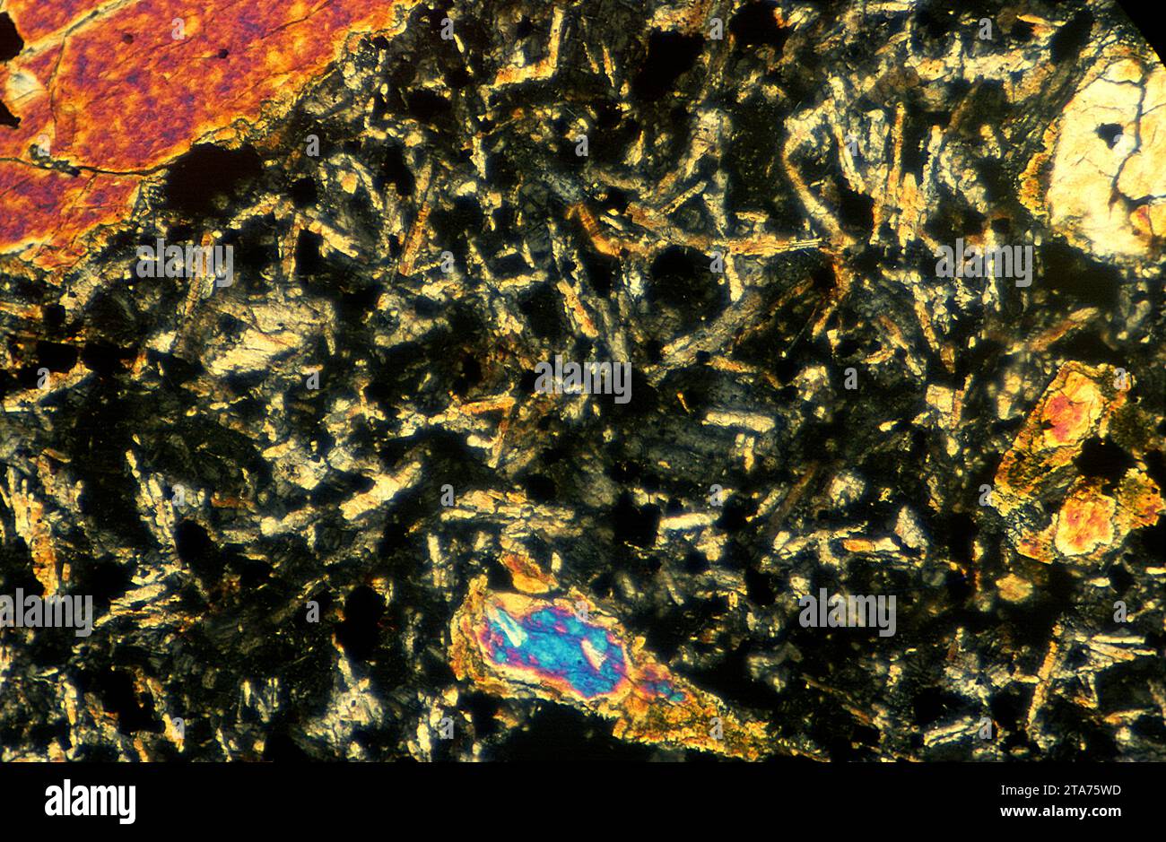 Basalt rich in nepheline. Basalt is an igneous extrusive rock ...