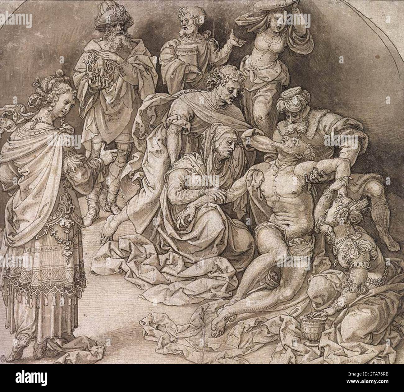 The Lamentation 1520s by Jan Gossart Stock Photo - Alamy