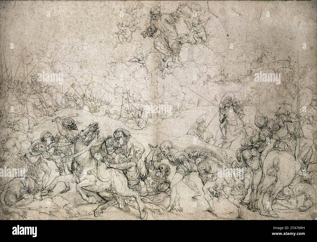 The Conversion of Saul 1520s by Jan Gossart Stock Photo - Alamy