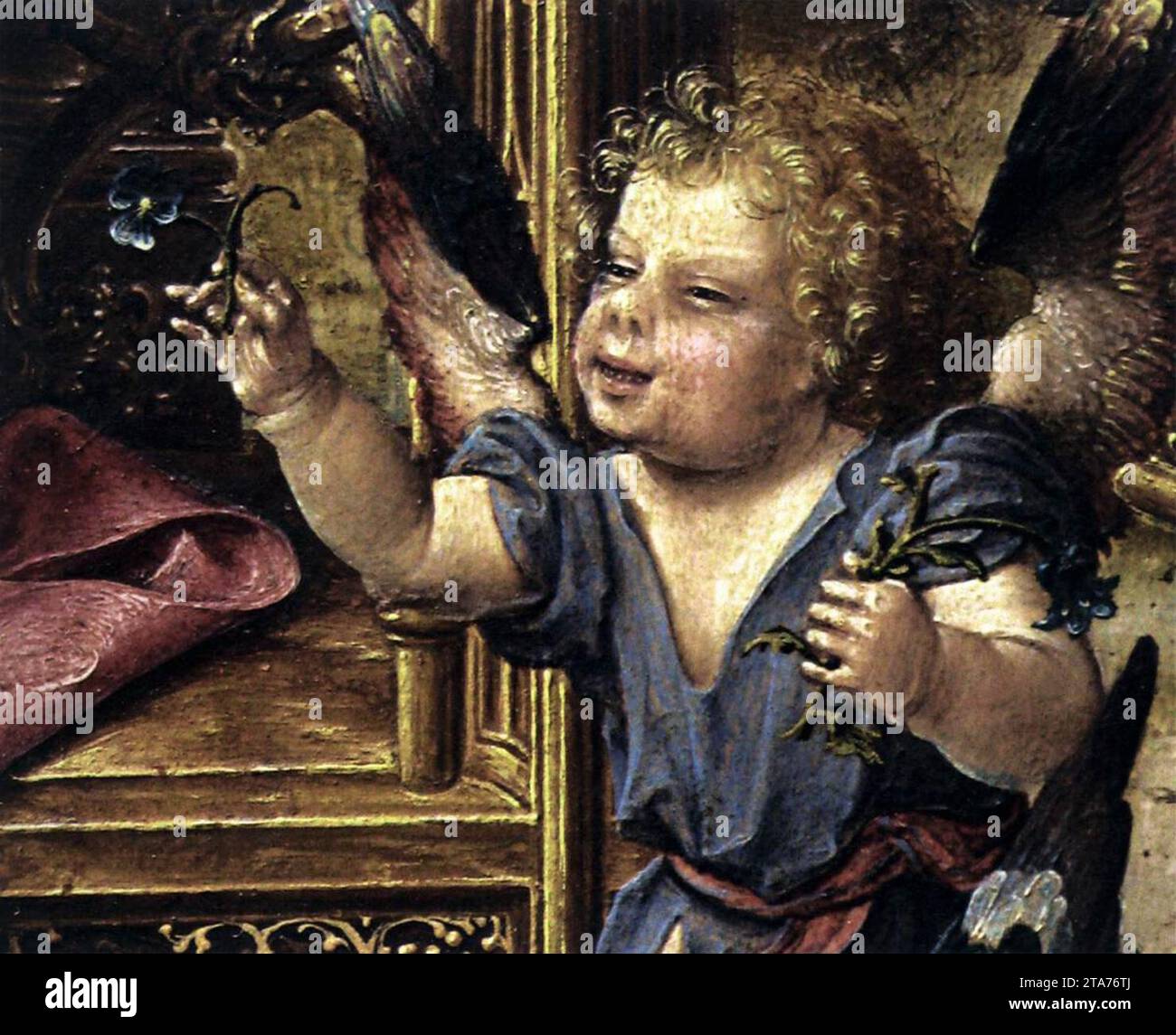 The Malvagna Altarpiece (centre panel, detail) 1513-15 by Jan Gossart Stock Photo - Alamy