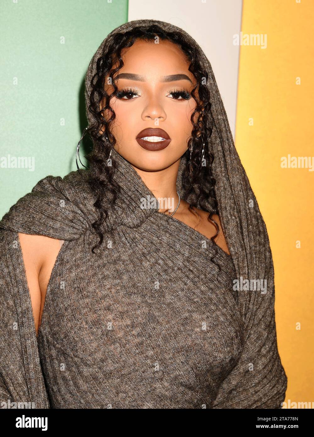 Los Angeles, California, USA. 28th Nov, 2023. Chlöe Bailey attends the ...