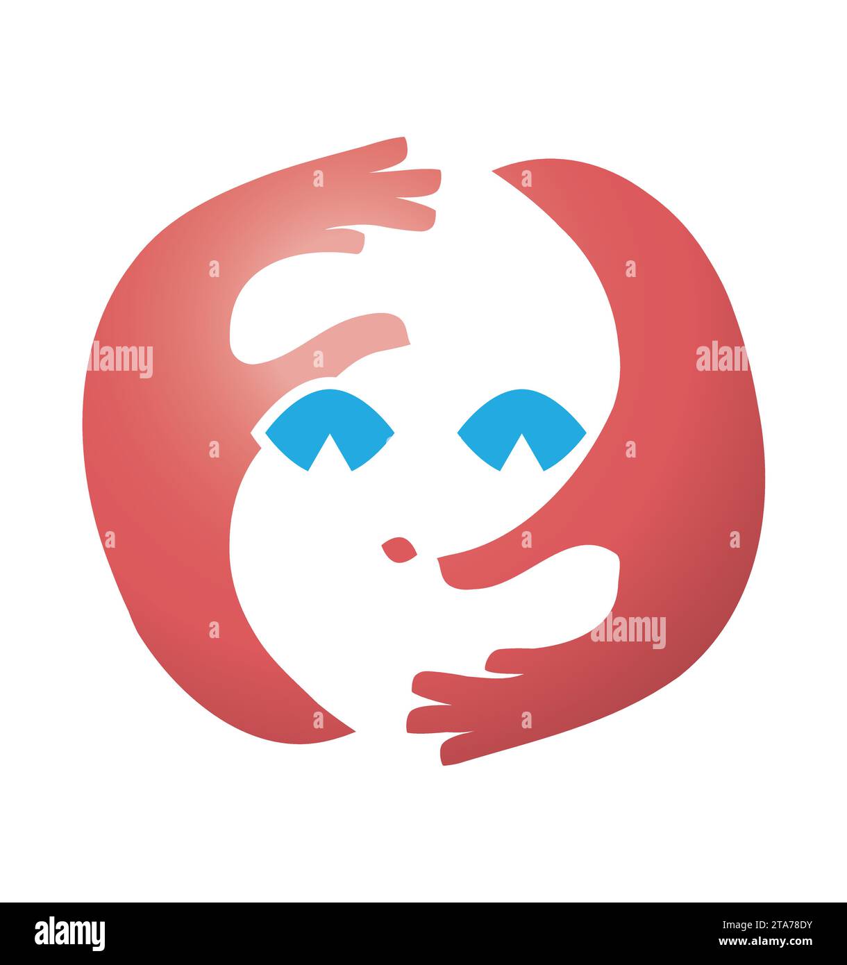 Face forming design Stock Vector Images - Alamy