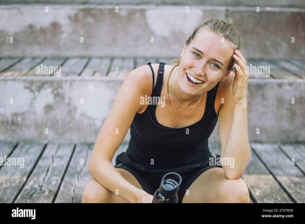 Portrait exhausted young woman in hi-res stock photography and images ...