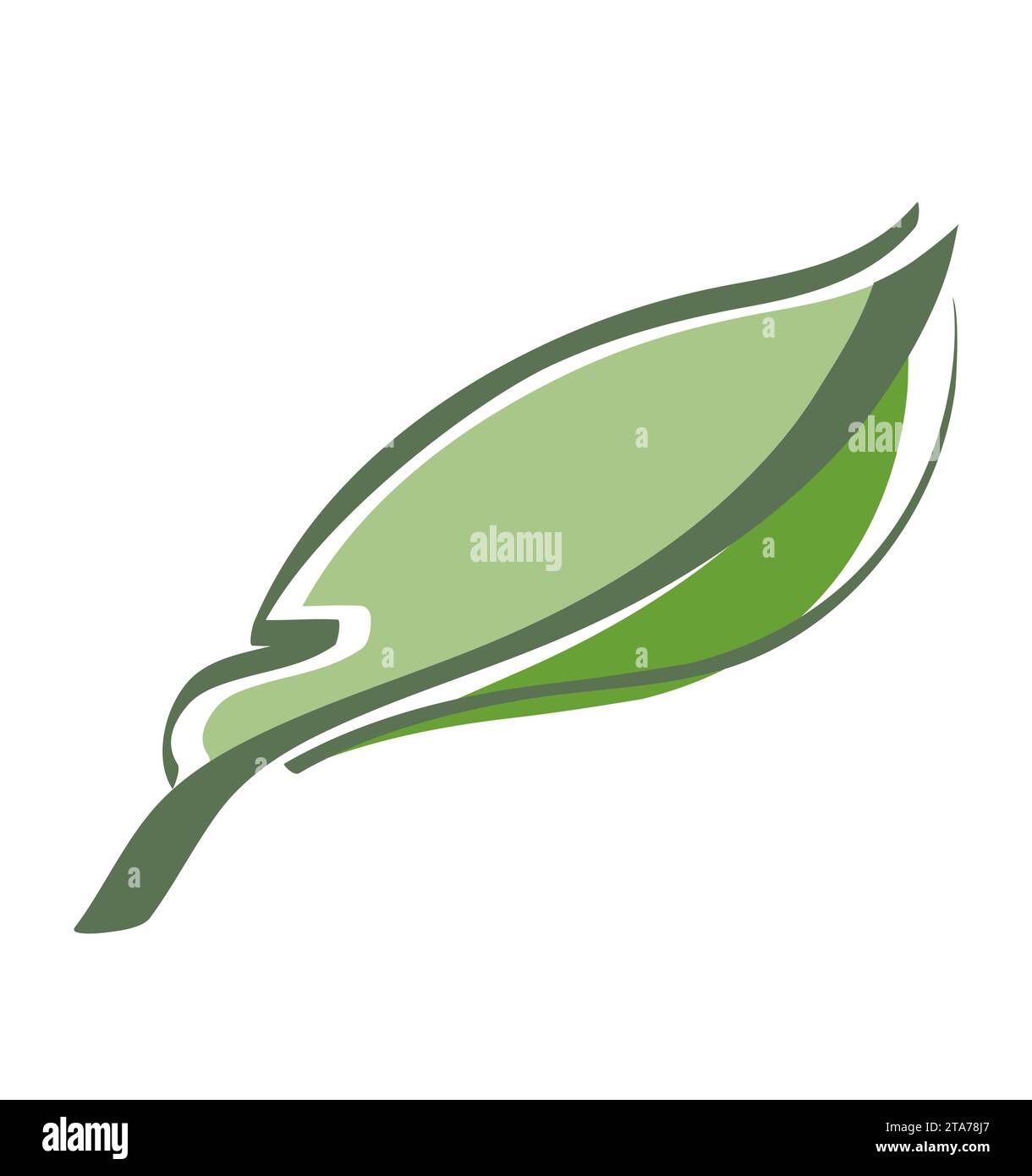 Ecological leaf Stock Vector Images - Alamy