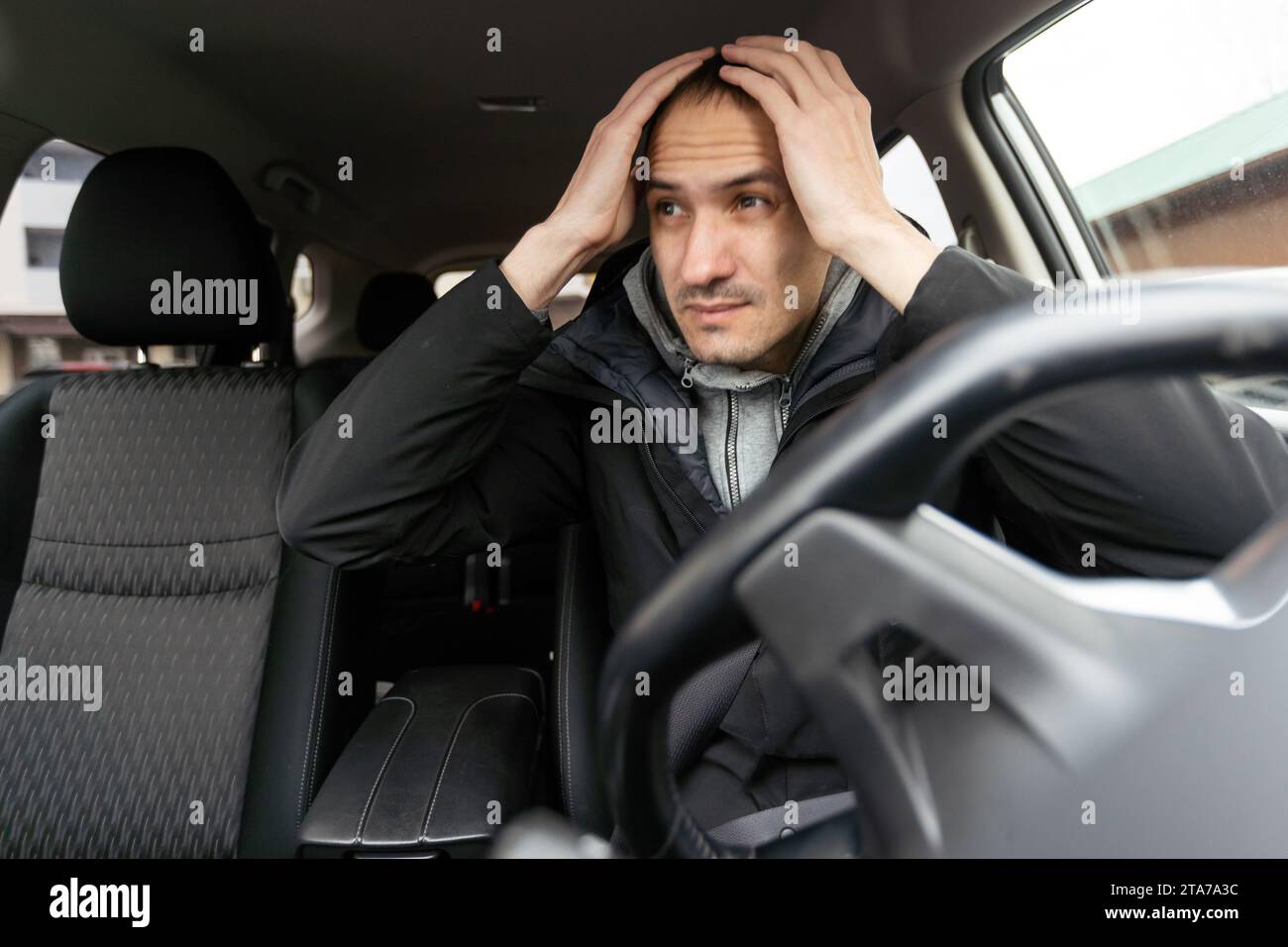Man shouting car crash hi-res stock photography and images - Alamy