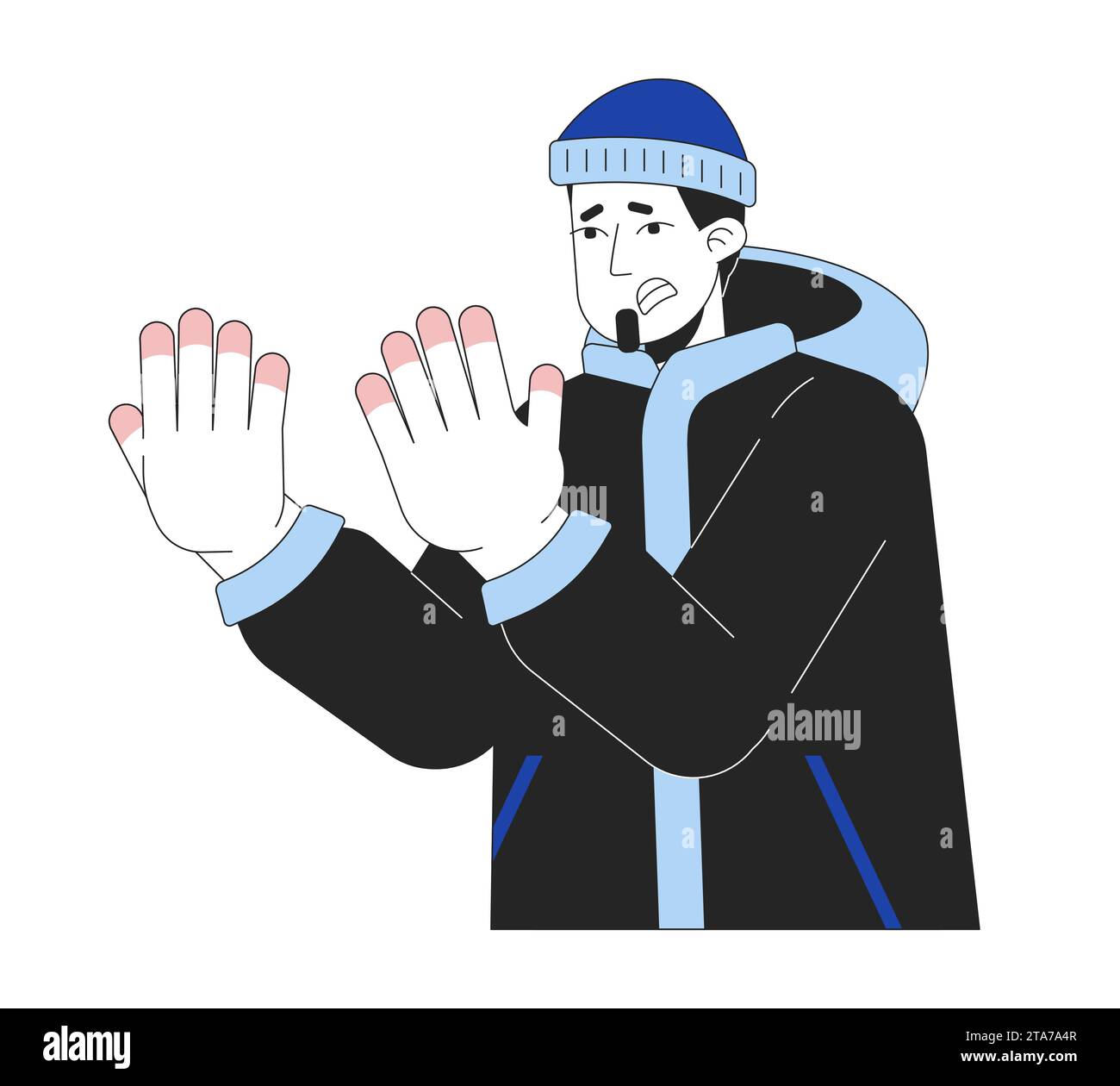 Frostnip fingers hi-res stock photography and images - Alamy