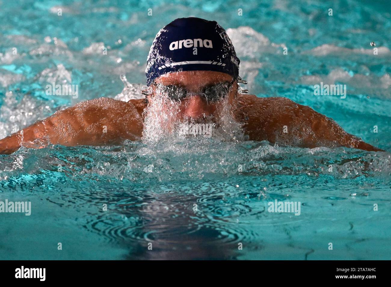 Nicolo' Martinenghi of Circolo Canottieri Aniene competes in the 100m ...