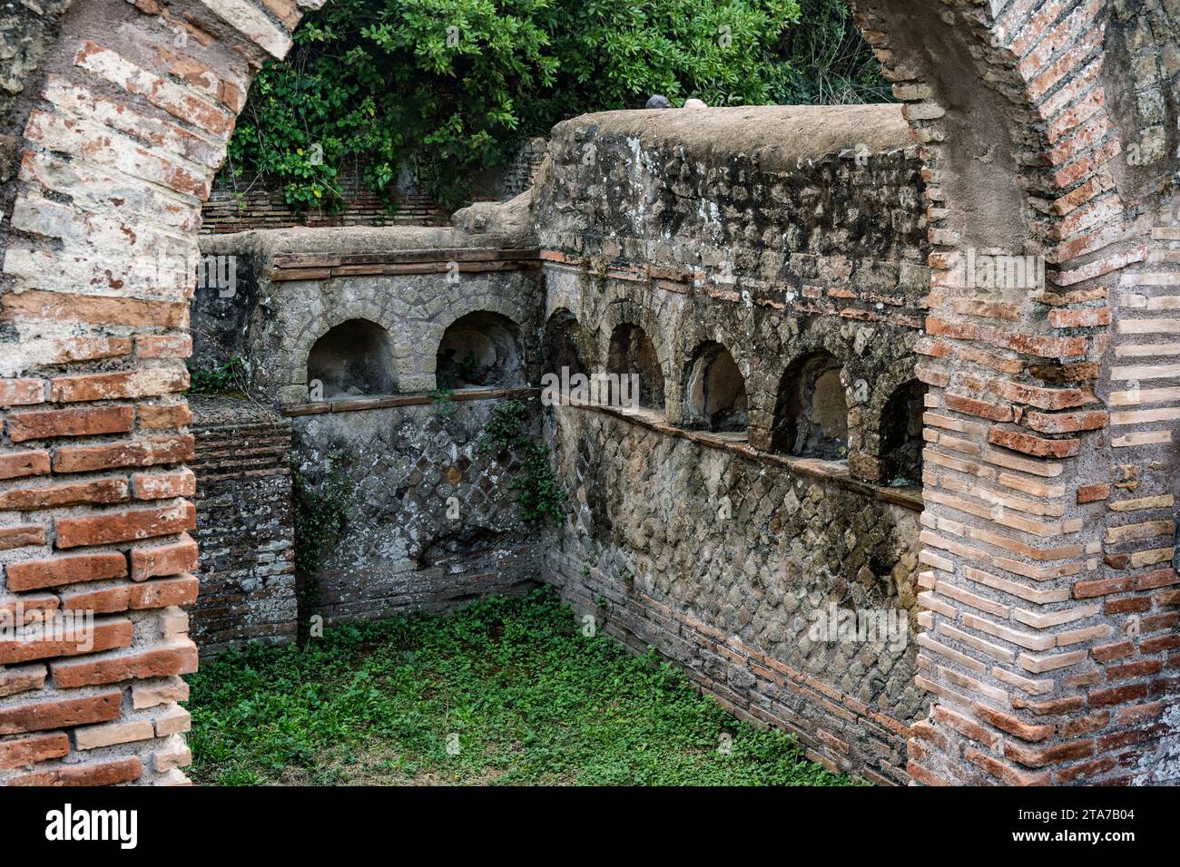 ostia antica port on the Tiber in Rome. Roman Archeology site, Italy ...