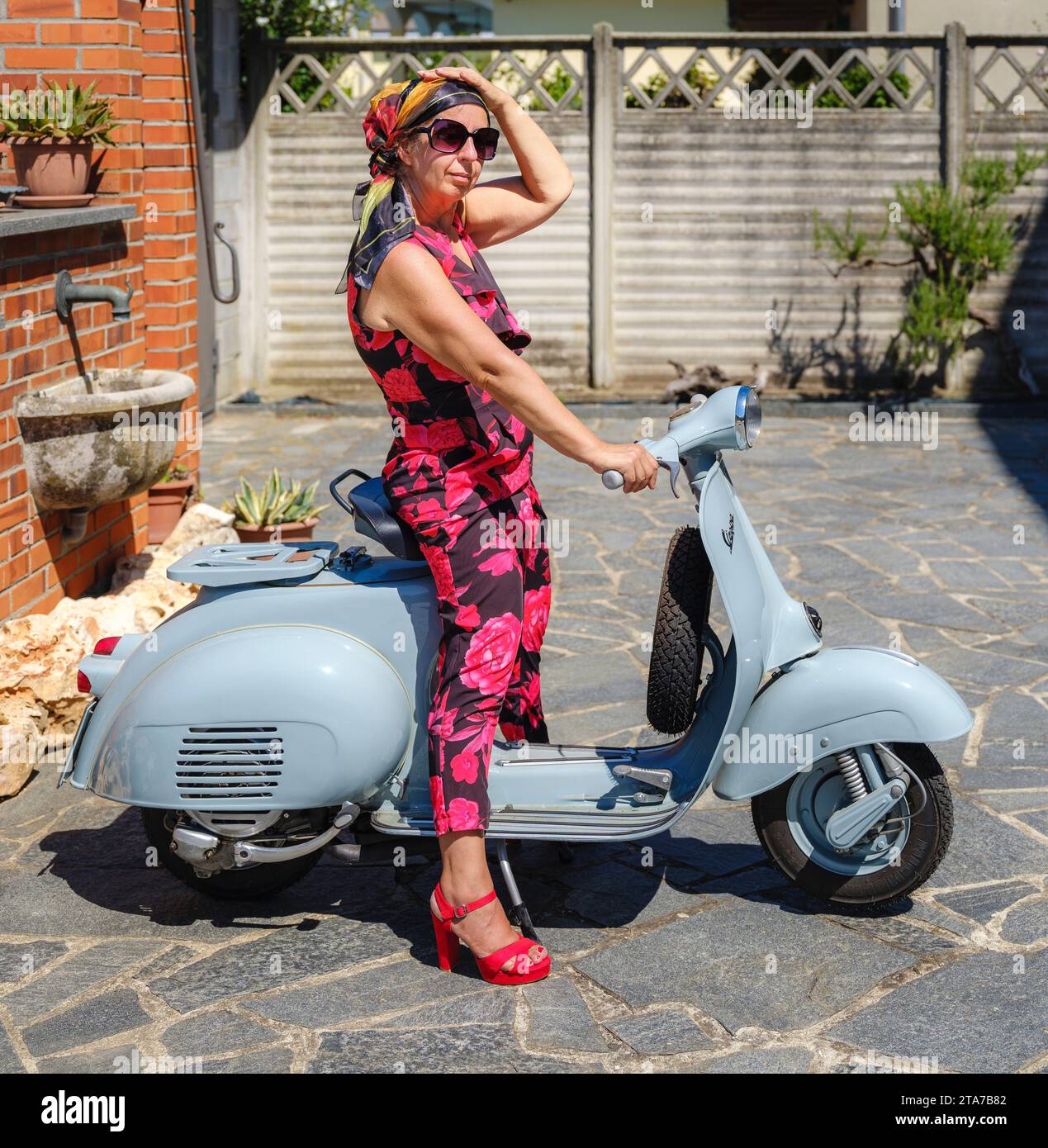 Vespa piaggio 1960's hi-res stock photography and images - Alamy