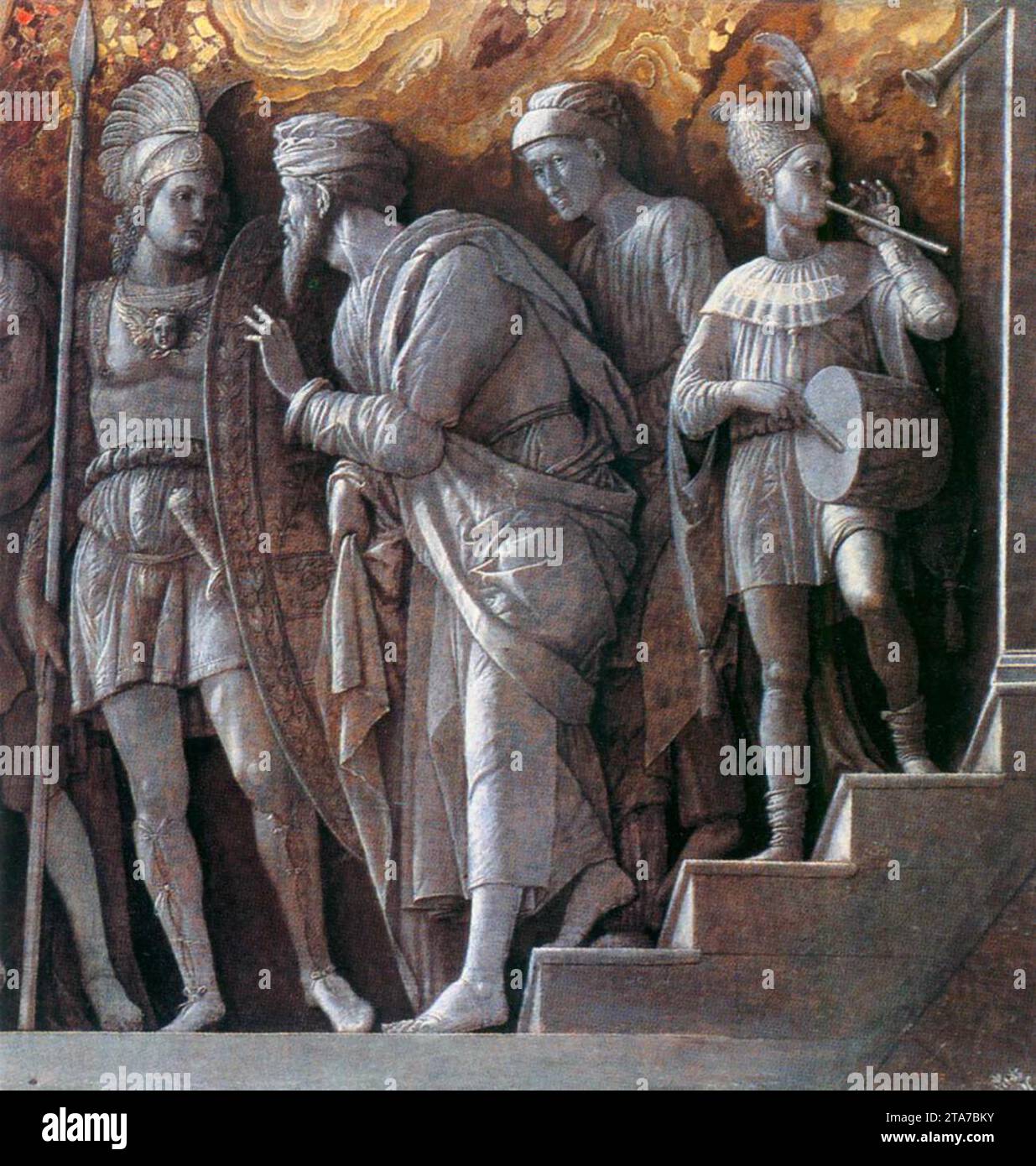 Introduction of the Cult of Cybele to Rome (detail) 1505-06 by Andrea ...