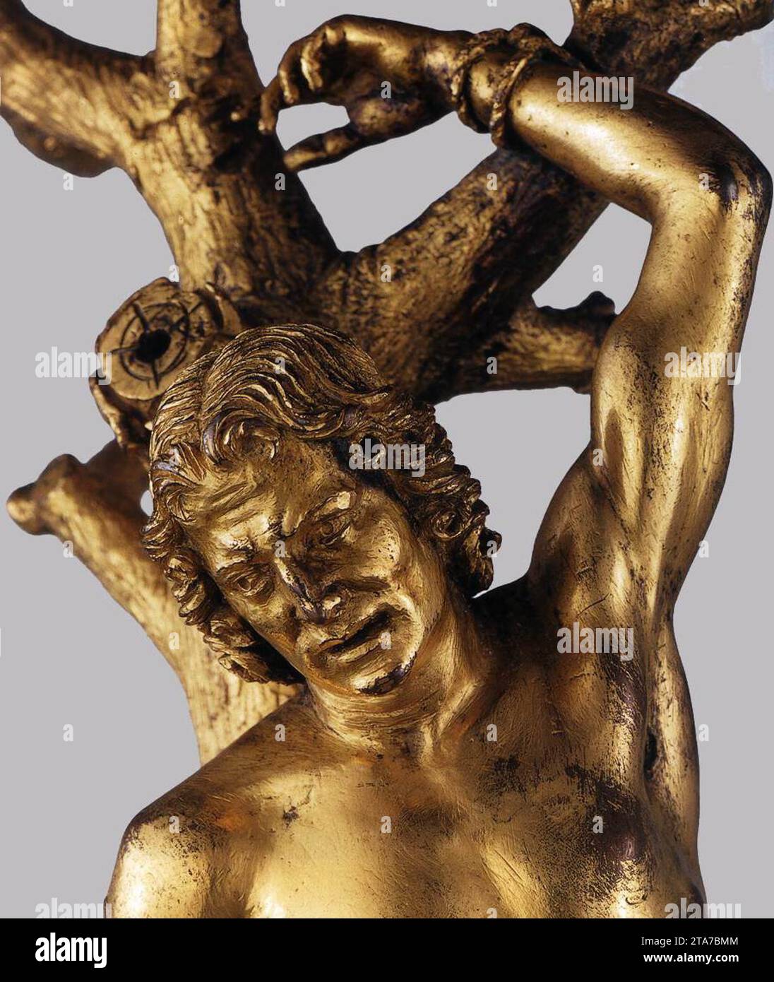Marsyas/St Sebastian (detail) - by Andrea Mantegna Stock Photo - Alamy