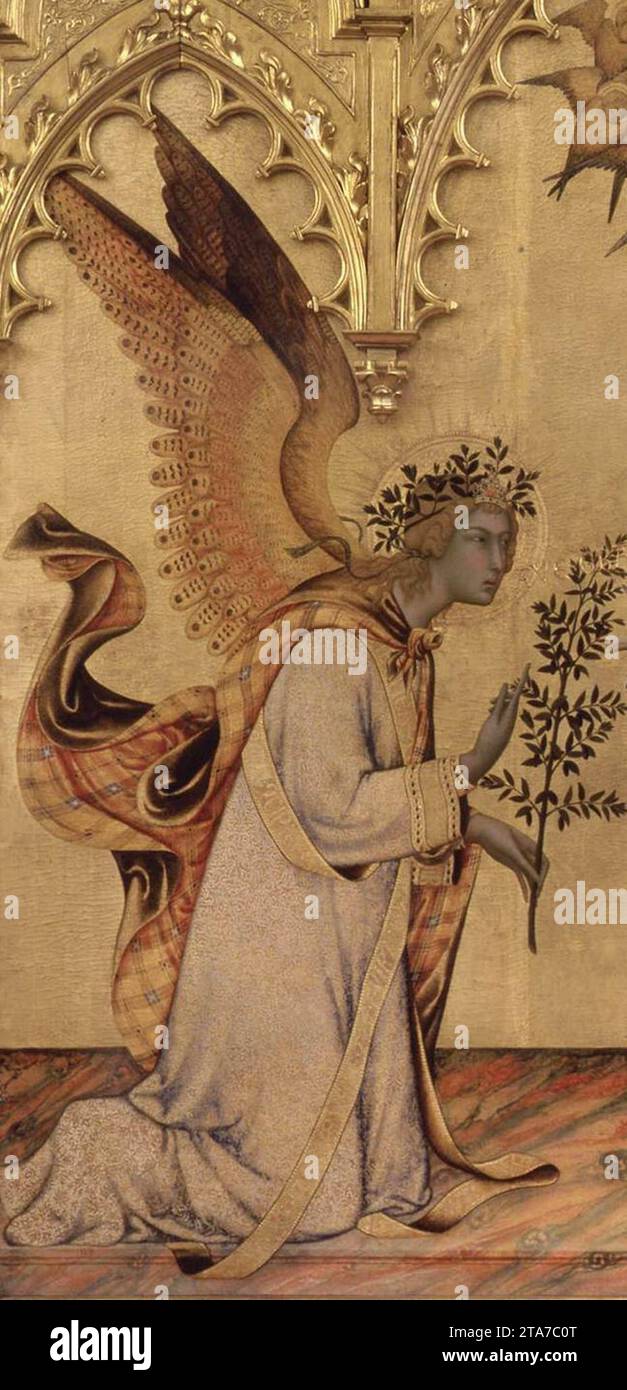 Simone martini annunciation hi-res stock photography and images - Alamy