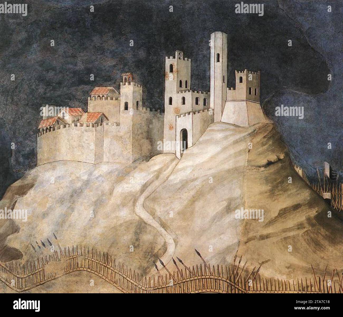 Simone martini guidoriccio da fogliano hi-res stock photography and ...