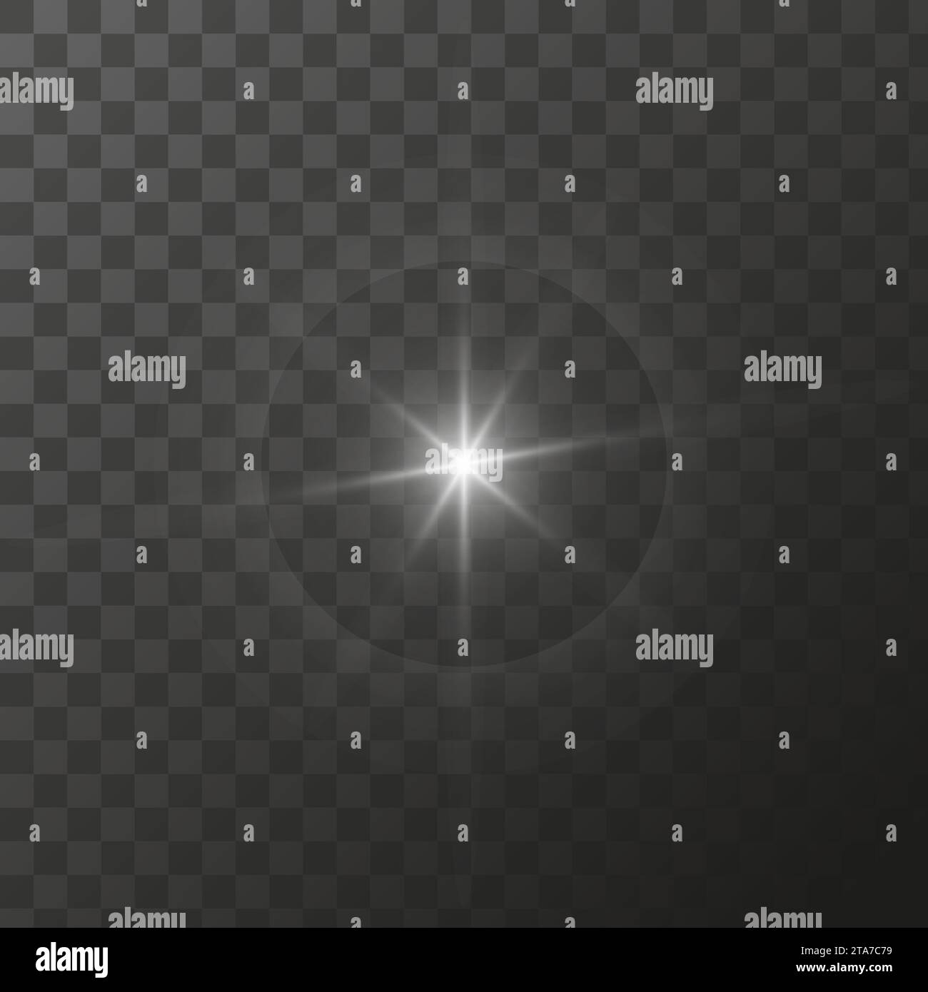 Shining star light rays glowing particles. Vector special effect on a ...
