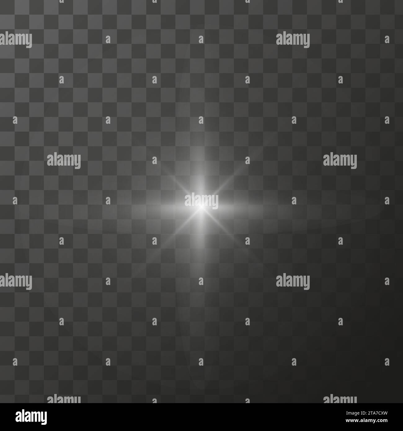 Shining star light rays glowing particles. Vector special effect on a ...