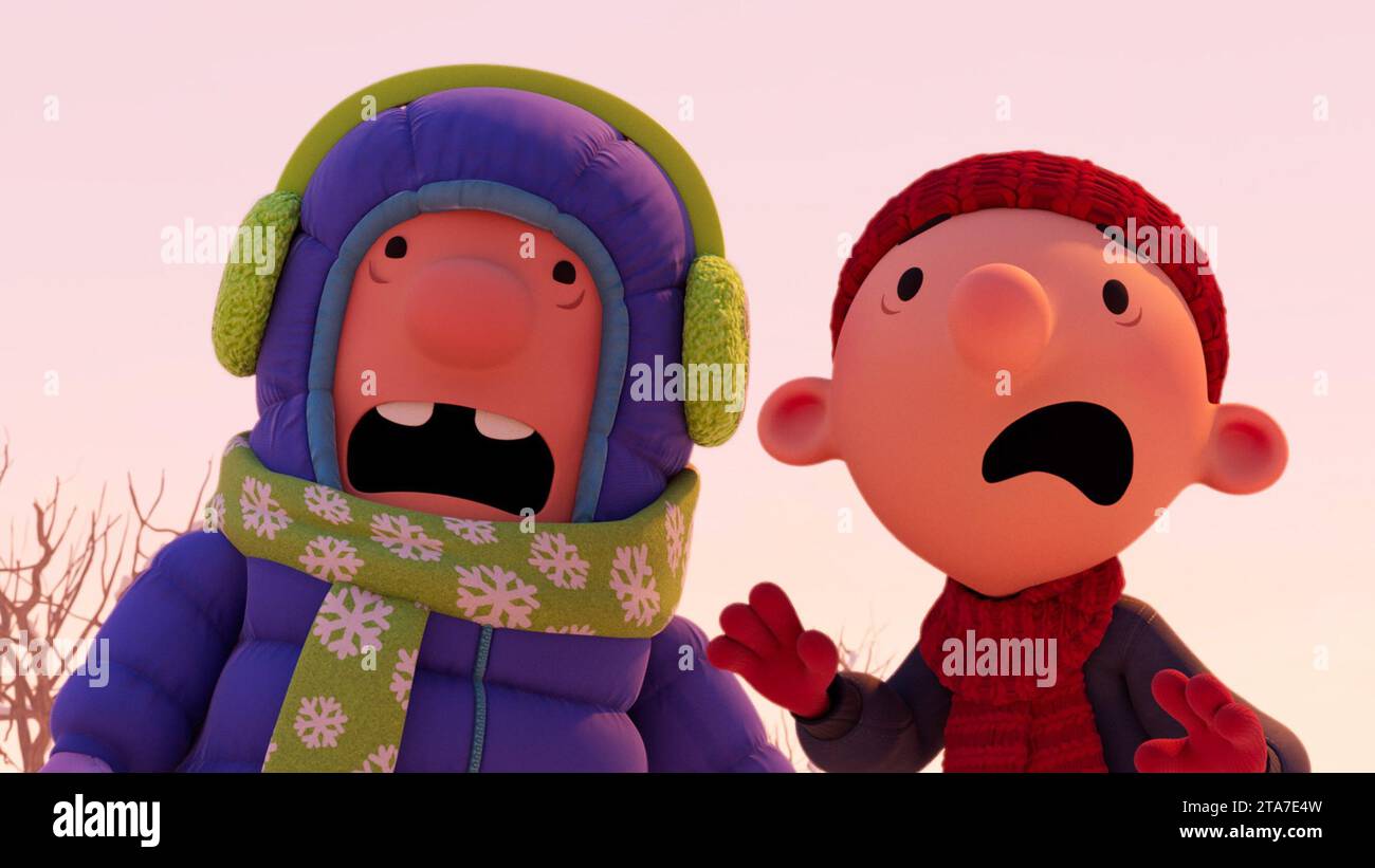 DIARY OF A WIMPY KID CHRISTMAS: CABIN FEVER, from left: Rowley ...