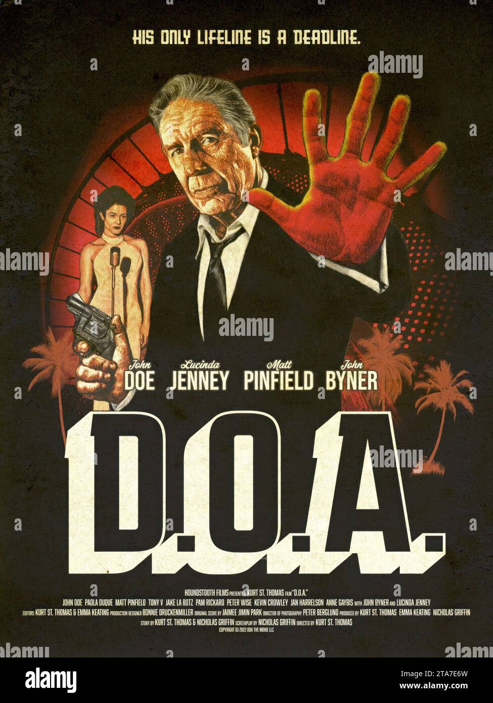 D.O.A., poster, from left: Paola Duque, John Doe, 2022. © BuckRay TV ...