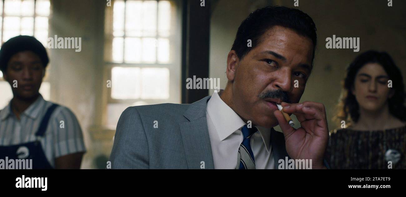 RUSTIN, Jeffrey Wright as Adam Clayton Powell, 2023. © Netflix ...