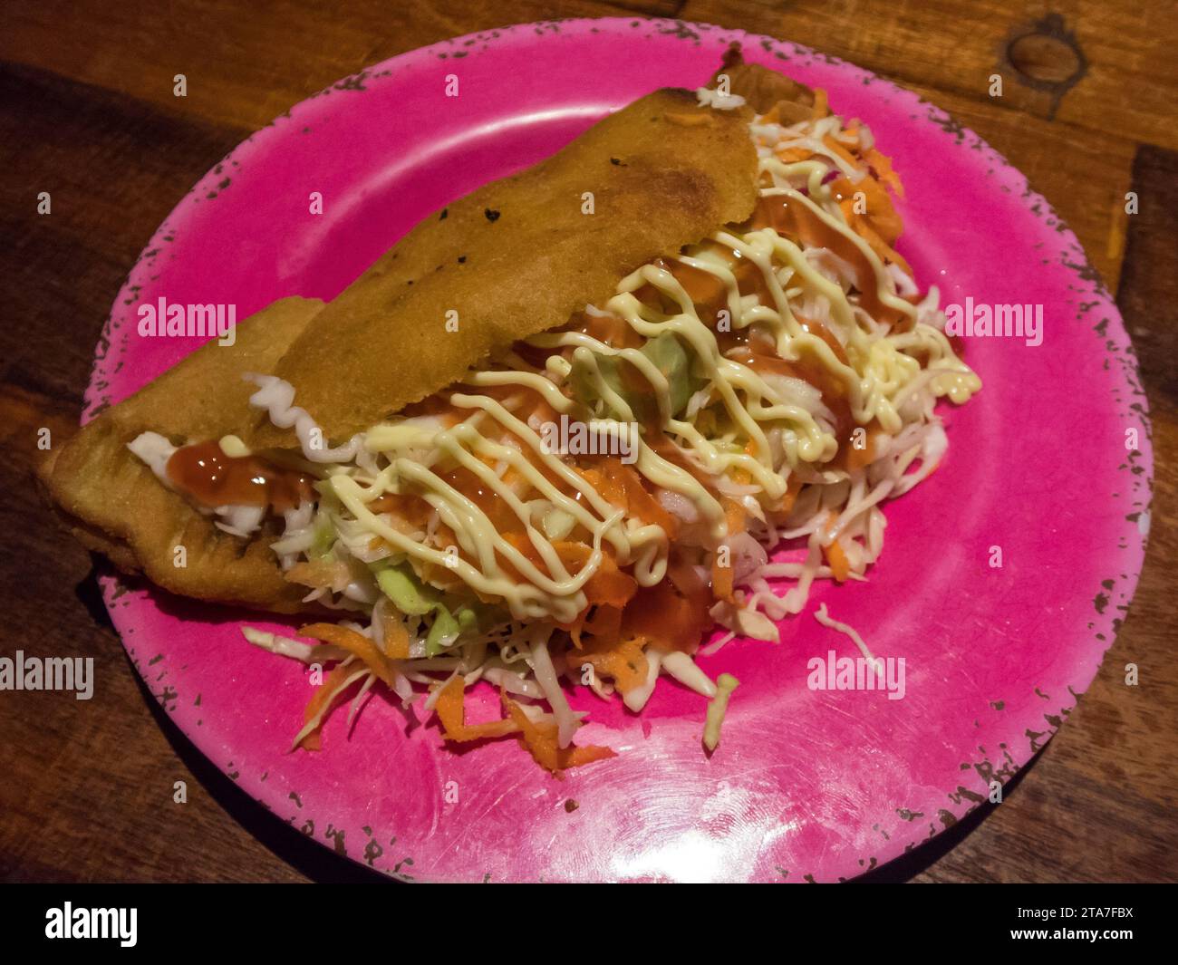 Meat empanada in a typical Costa Rican restaurant Stock Photo - Alamy