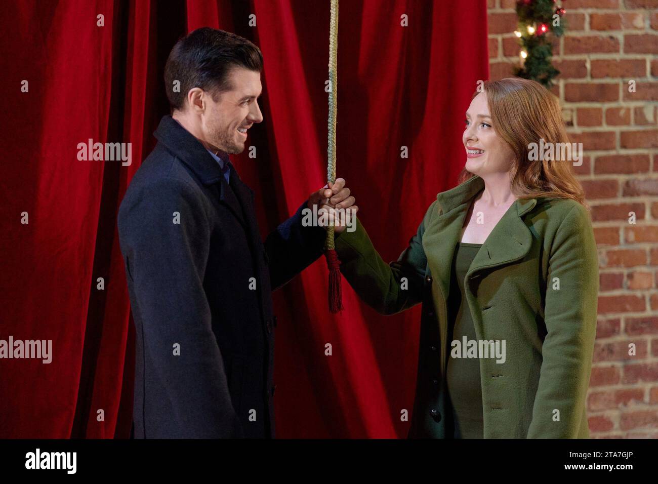 OUR CHRISTMAS MURAL, from left: Dan Jeannotte, Alex Paxton-Beesley ...