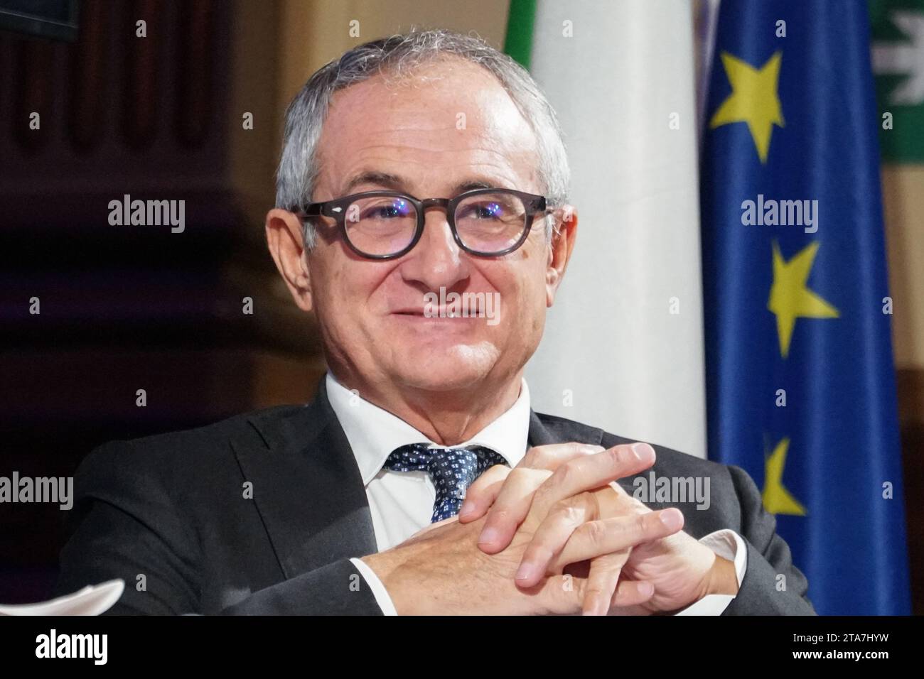 Rome, Italy. 29th Nov, 2023. Domenico Galli, Trenitalia during the News ...